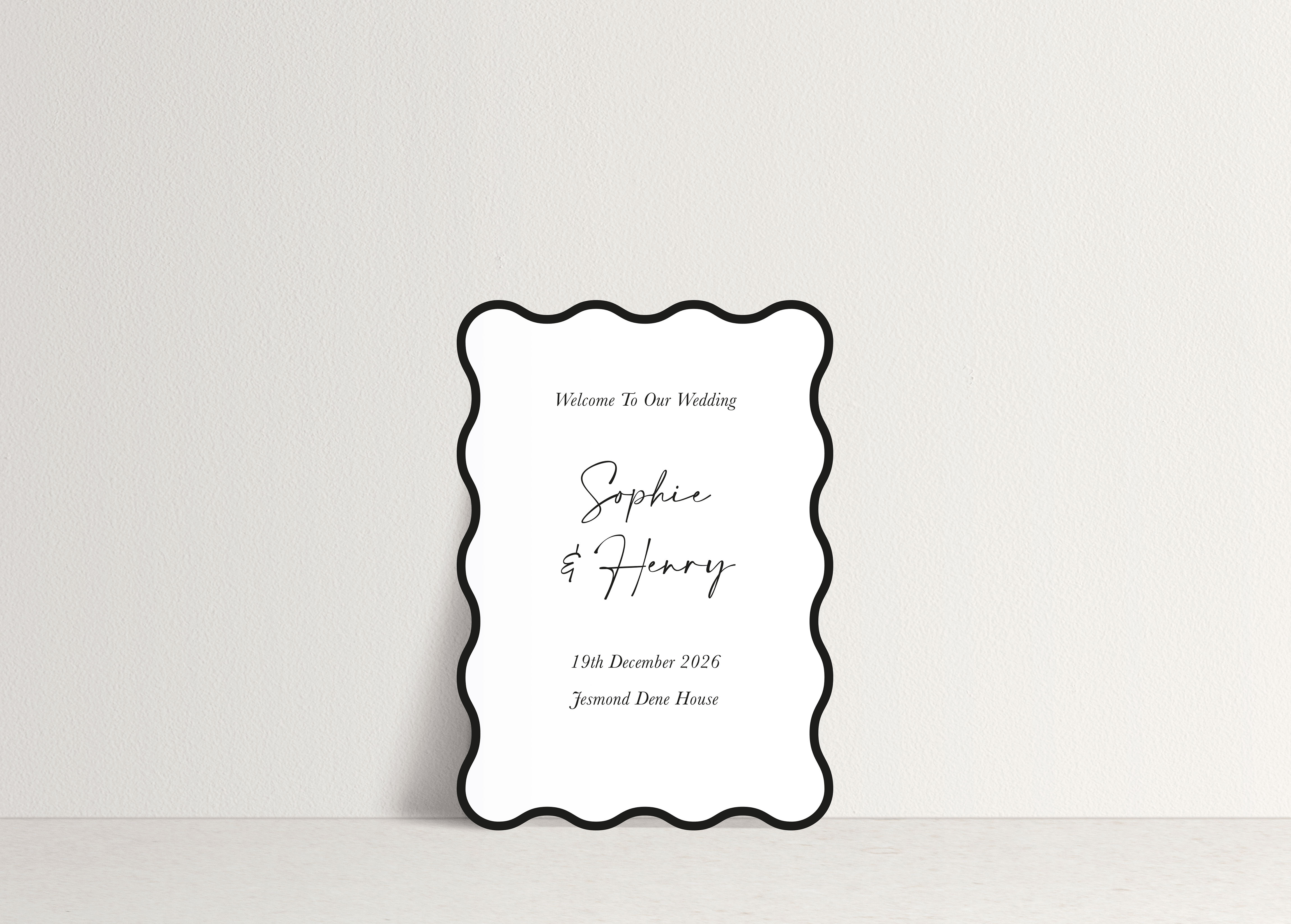Sophie Welcome Sign – Autumn Rose Paper Co